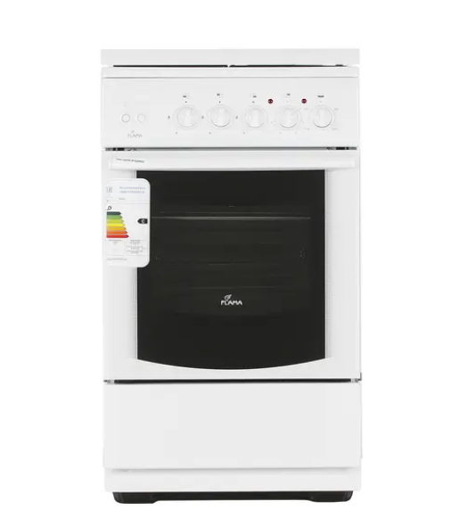 Купить комбинированная плита flama rk 23-121 w, белый в Волгограде ...