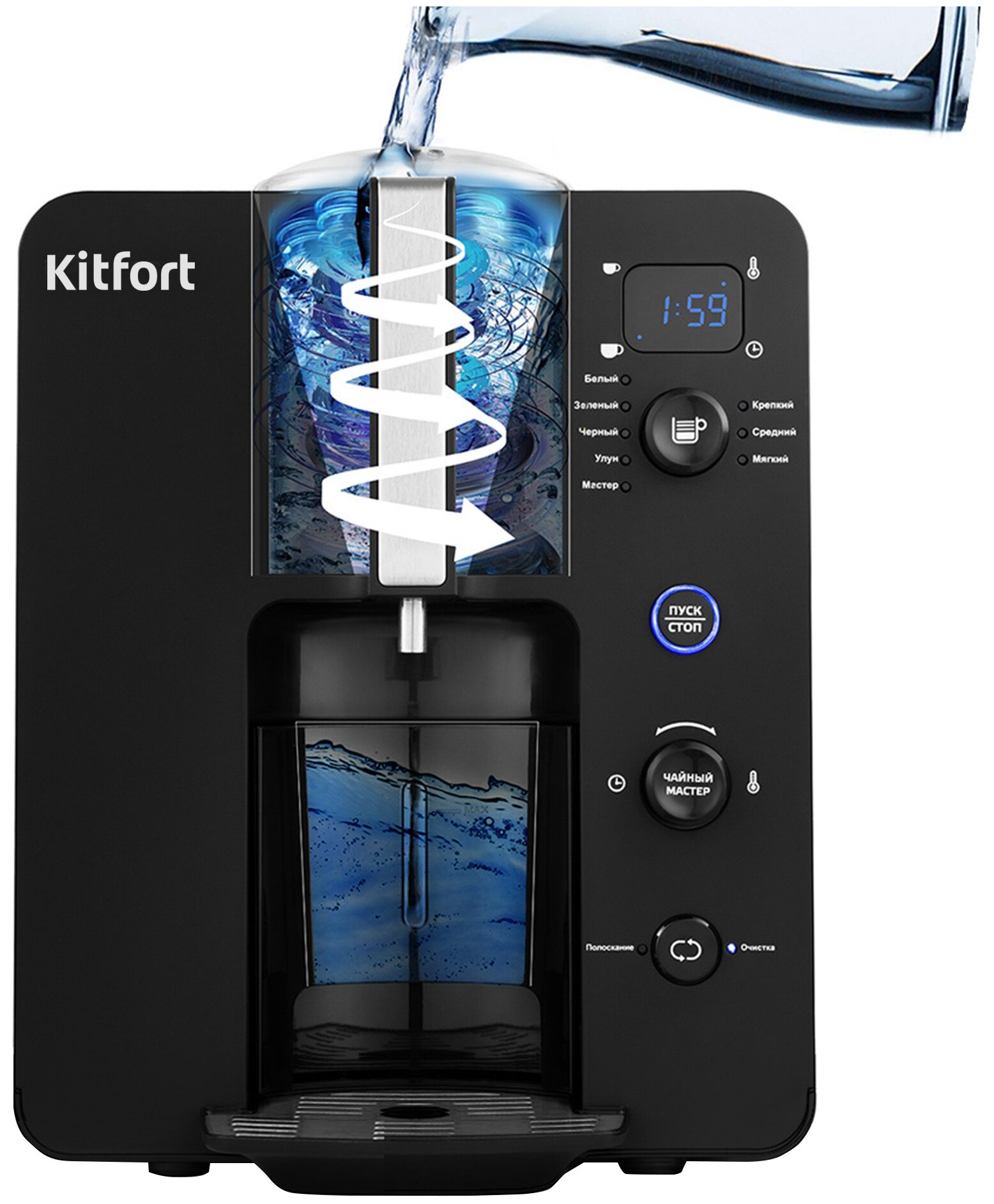 Купить чаеварка автоматическая kitfort кт-630 в Волгограде, Астрахани и других городах Юга России