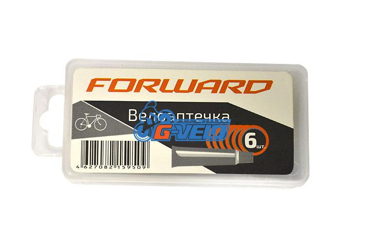 Рем.комплект для велосипеда 6 заплаток, самоклейка, бокс, FORWARD
