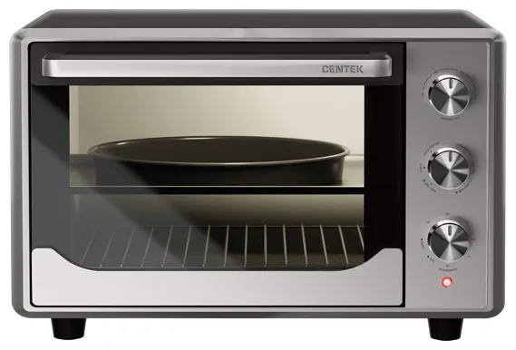 Купить мини-печь centek ct-1540 convection, серебристый/черный в ...