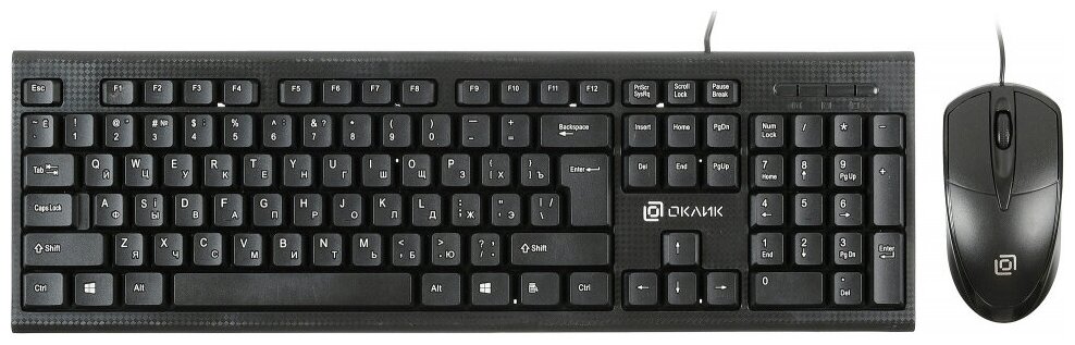 Купить комплект oklick 640m black (клавиатура/мышь) в Волгограде ...