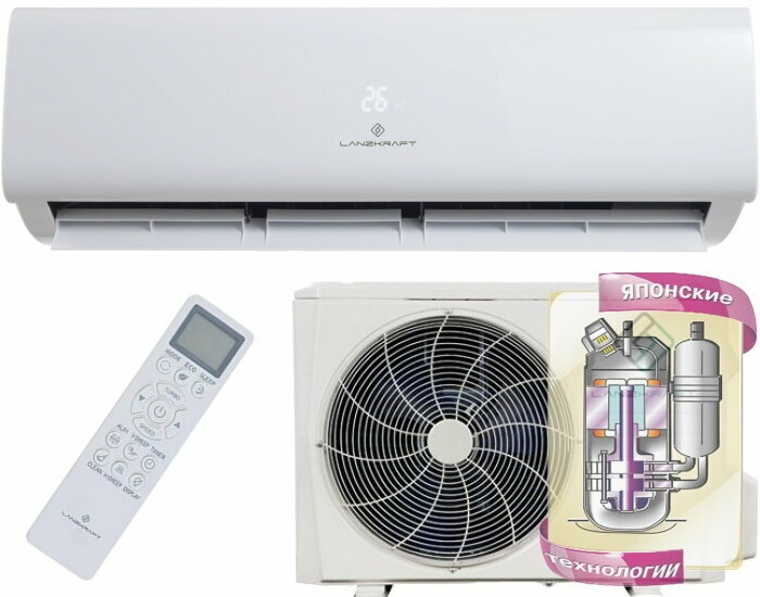 Купить кондиционер-сплит lanzkraft simple lswh-25fc1n/lsah-25fc1n в ...