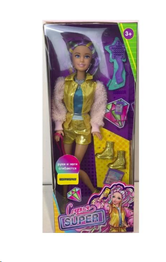 Кукла 29 см София, руки и ноги сгиб, акс. Карапуз, арт.SFS-01-BB-B - игрушки для детей ...