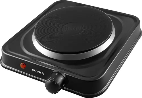 Купить электрическая настольная плитка supra hs-102 black, черный в ...