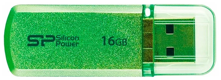 USB-накопитель Silicon Power 16GB Helios 101 Green
