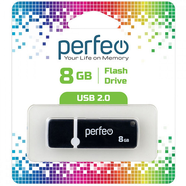 USB-накопитель Perfeo 8GB C07 Black