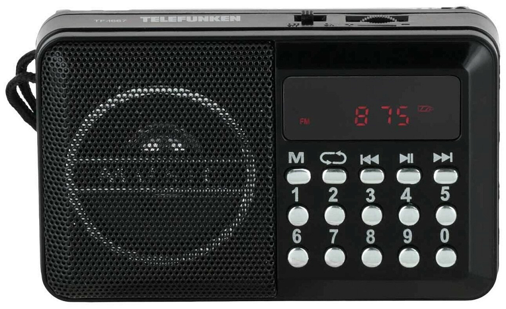 Радиоприемник Telefunken TF-1667 Black