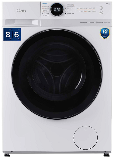 Купить стиральная машина midea mf200d80wbs/w-ru, с сушкой в Волгограде ...