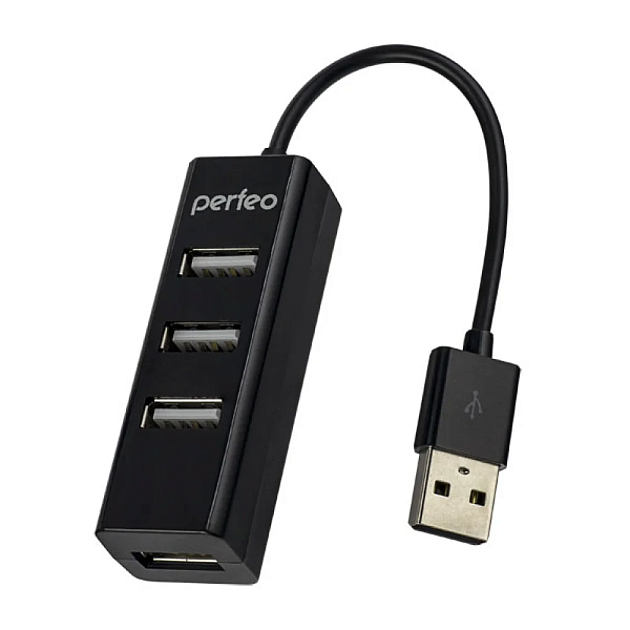 Perfeo USB-HUB 4 Port 6010H Black