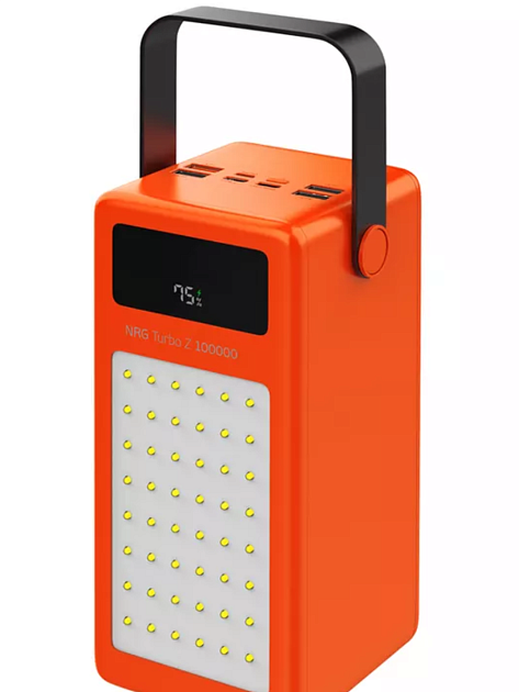 Купить внешний аккумулятор deppa nrg turbo z 100000 mah orange в ...