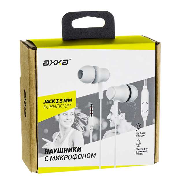 Купить наушники axxa aw-02 white в Волгограде, Астрахани и других ...