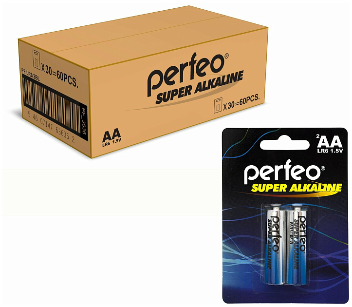 Купить батарейка perfeo lr6/2bl super alkaline (аа) в Волгограде, Астрахани и других городах Юга ...