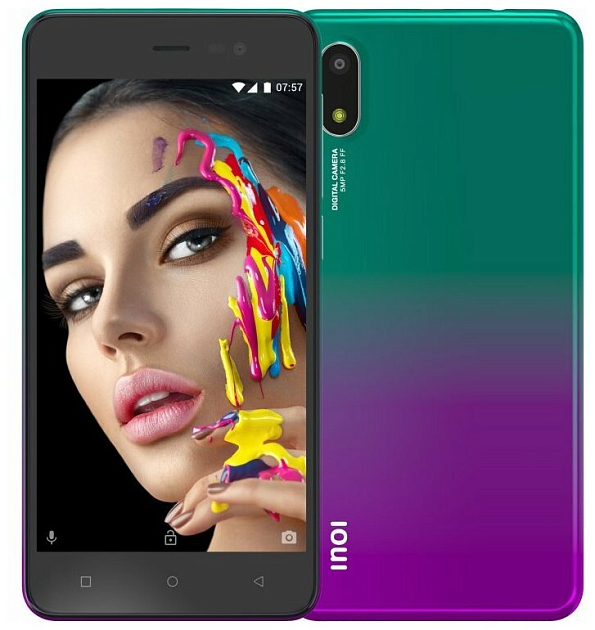 Смартфон INOI 2 Lite 2021 Purple Green