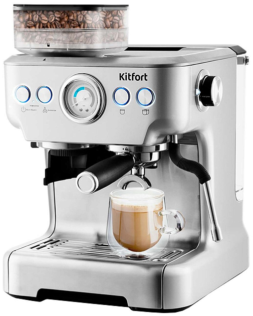 Купить кофемашина автоматическая kitfort кт-755 в Волгограде, Астрахани и других городах Юга России